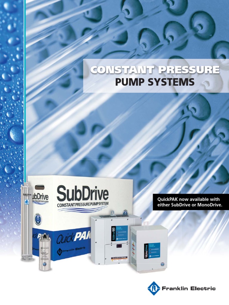 Subdrives Franklin | PDF | Horsepower | Pump