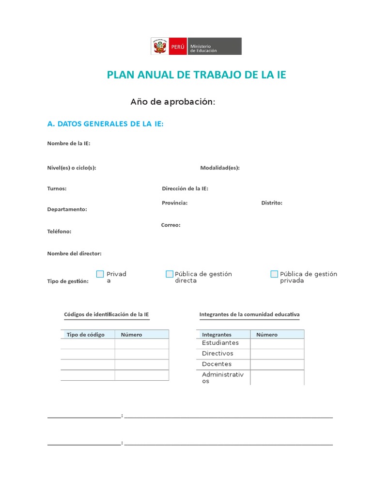 Plantilla PAT-editable Word | PDF | Informática y tecnología de la ...