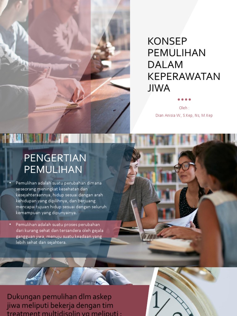 Konsep Recovery | PDF | Karier & Perkembangan | Gaya Hidup