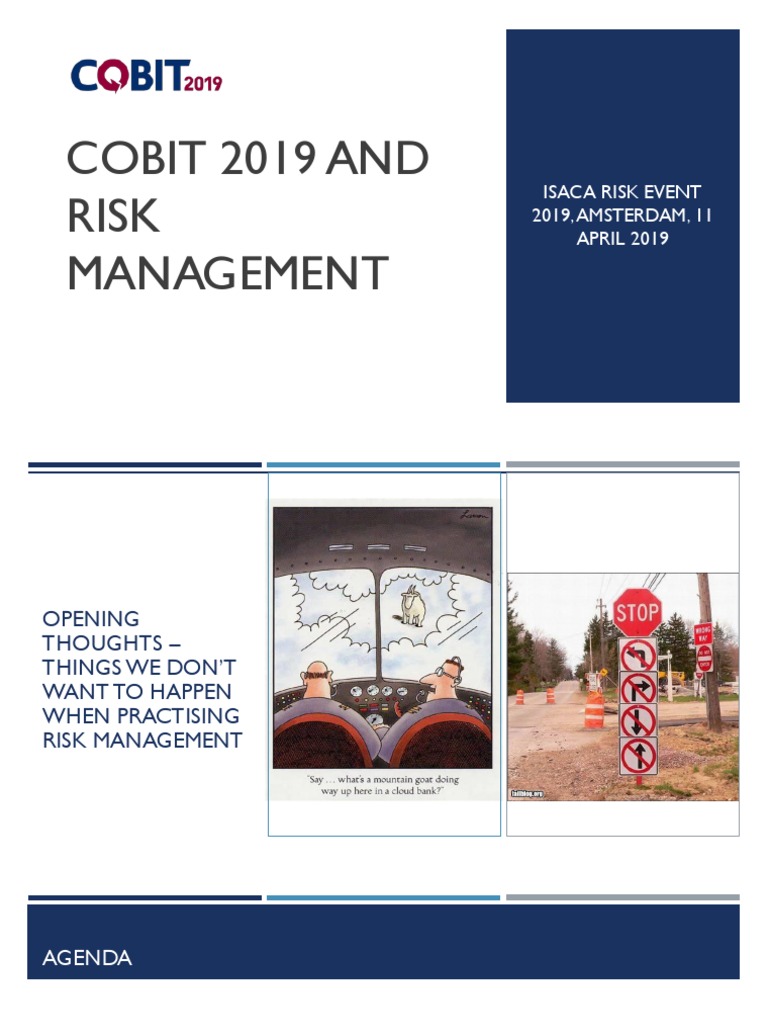 Cobit 2019 and Risk Management PDF | PDF | Cobit | Risk Management