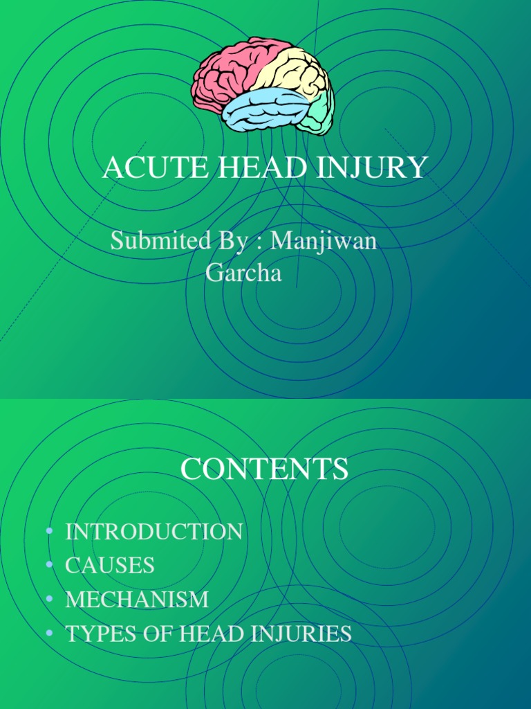 Acute Brain Injury | PDF | Traumatic Brain Injury | Anatomical Terms Of Motion