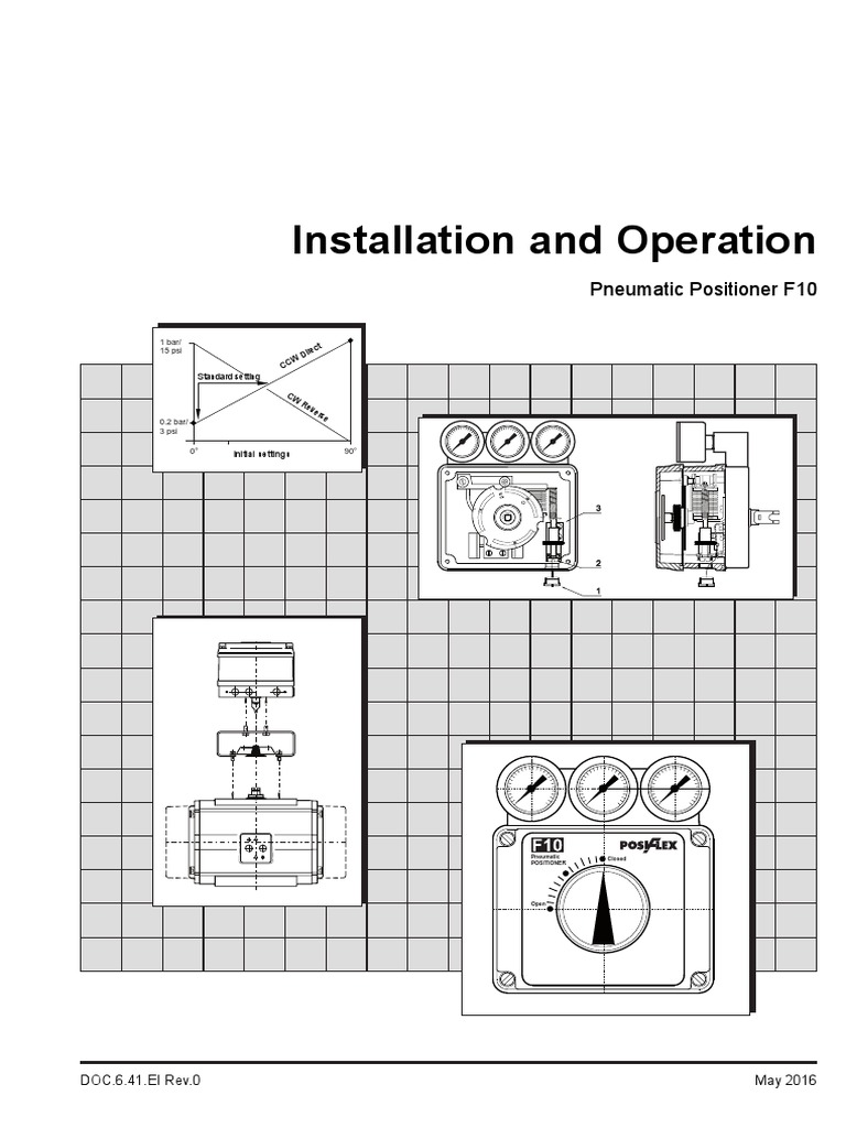 Manual Installation Operation Manual f10 Posiflex Positioner El o Matic en 86936 | PDF ...