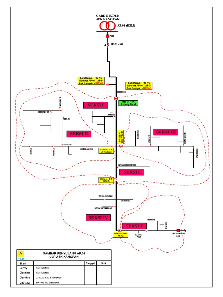 Aek Kanopan Electrical Layout | PDF