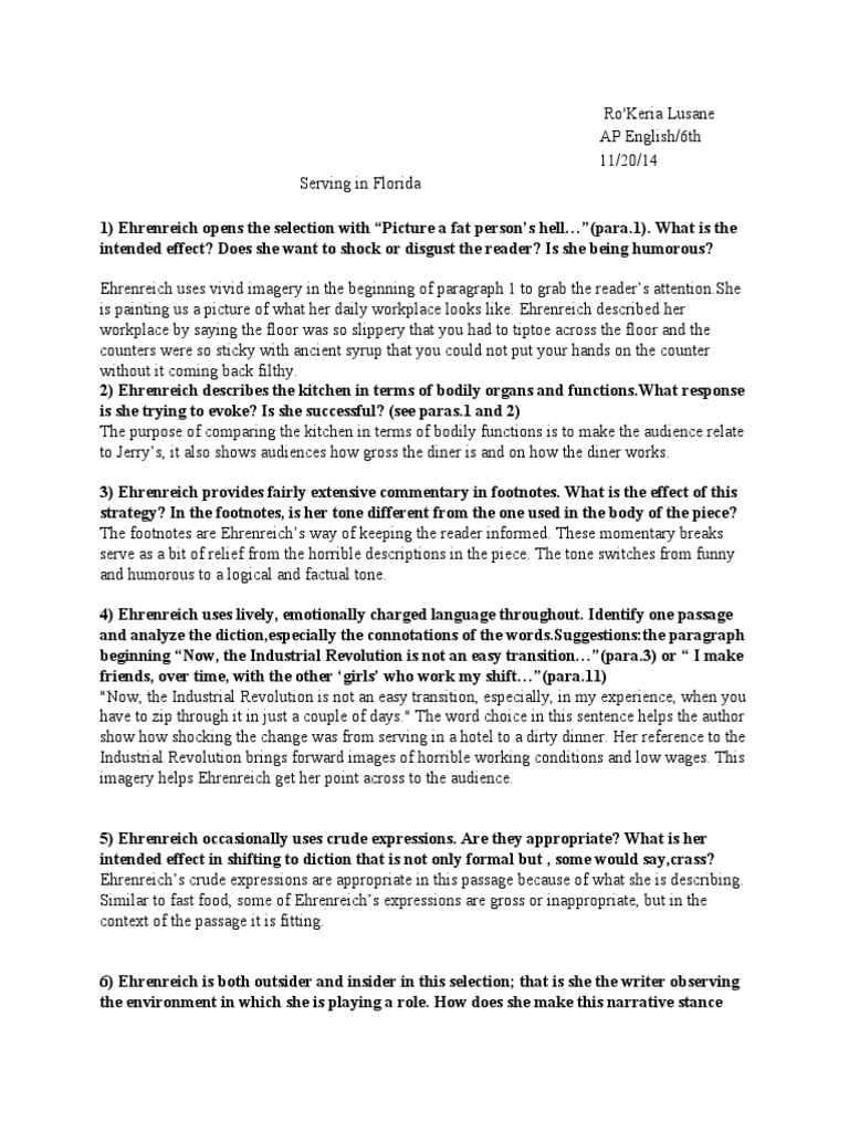 Serving in Florida | PDF | Equations