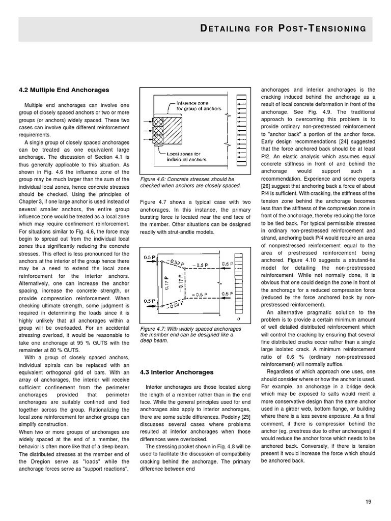 Detailing For Post-Tensioning-21 | PDF | Prestressed Concrete | Stress (Mechanics)