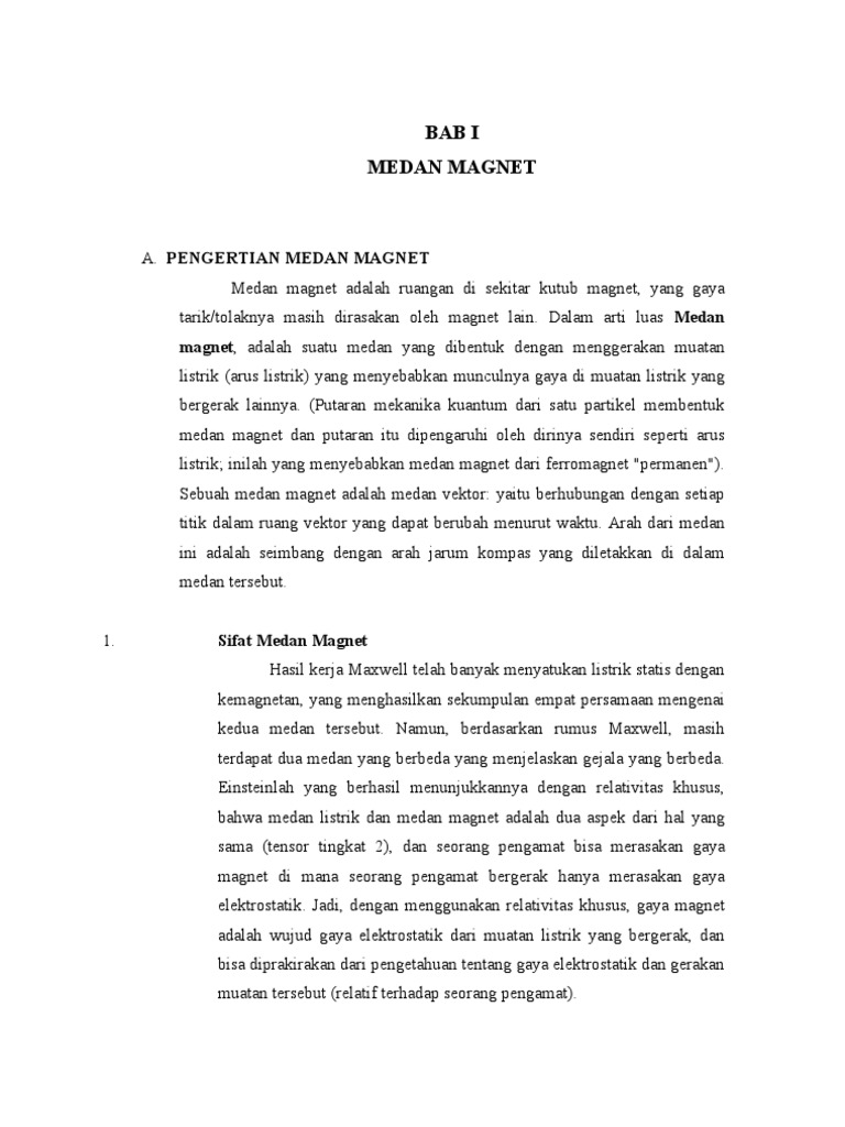 Medan Magnet | PDF