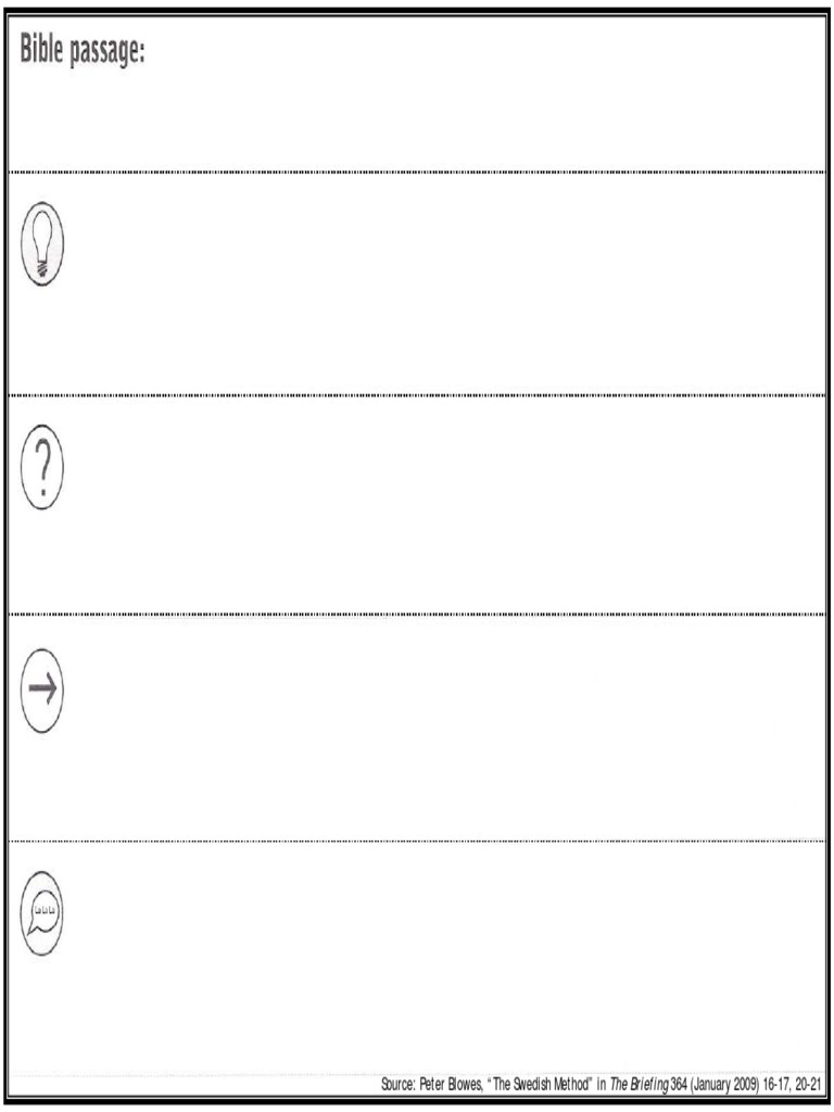 Swedish Method Fig | PDF | God | Prayer