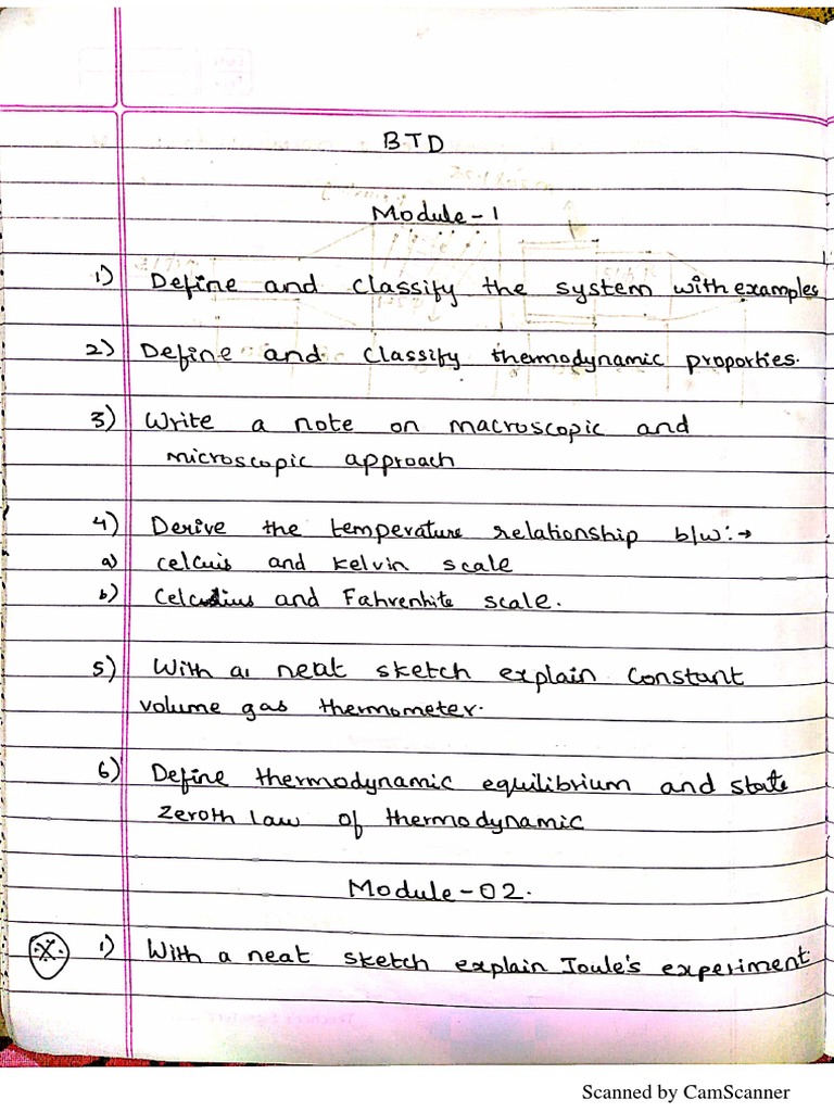 BTD Important Questions | PDF