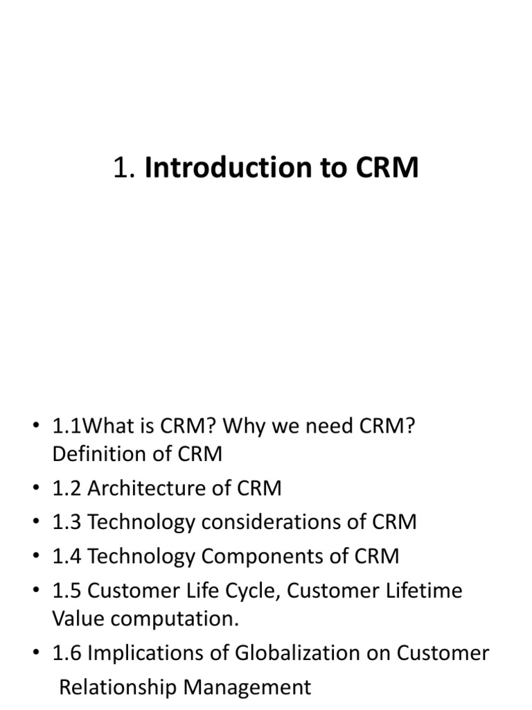 Chap 1 | PDF | Customer Relationship Management | Business