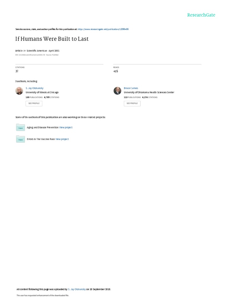 If Humans Were Built To Last | PDF | Urinary Incontinence | Urinary Bladder