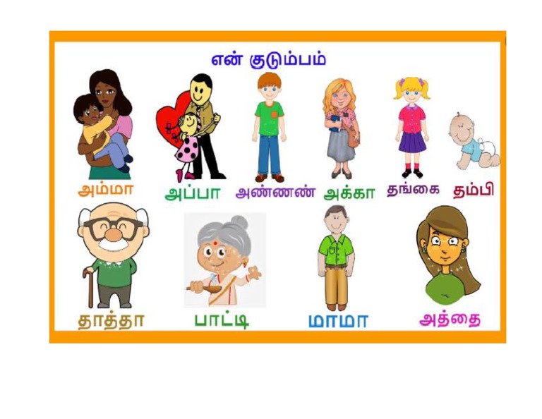 Family Members in Tamil | PDF