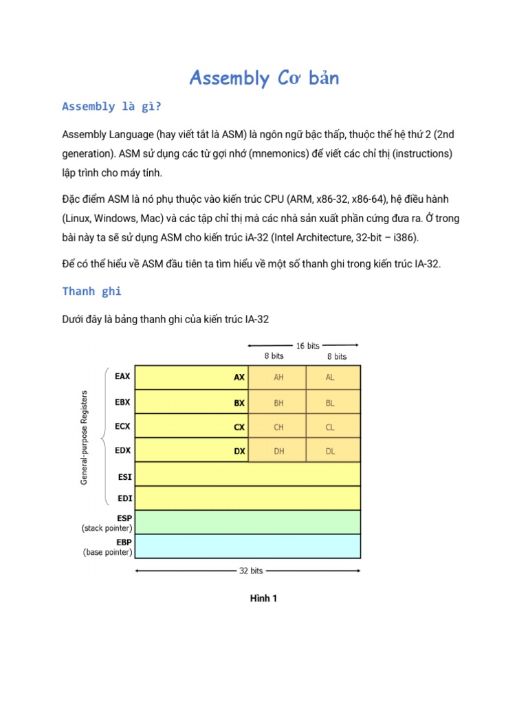 Assembly Cơ bản | PDF