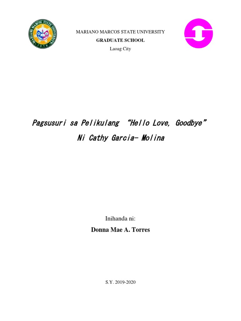 Hello, Love, Goodbye | PDF