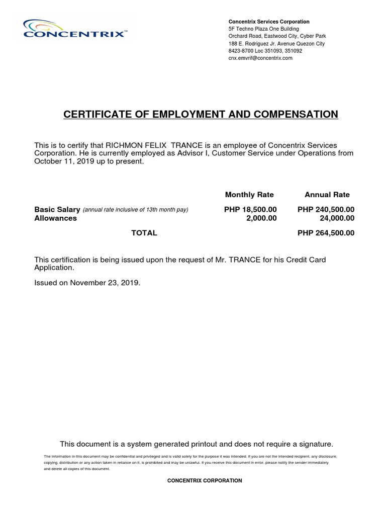Credit Card - COE 198141 | PDF | Government Information | Government