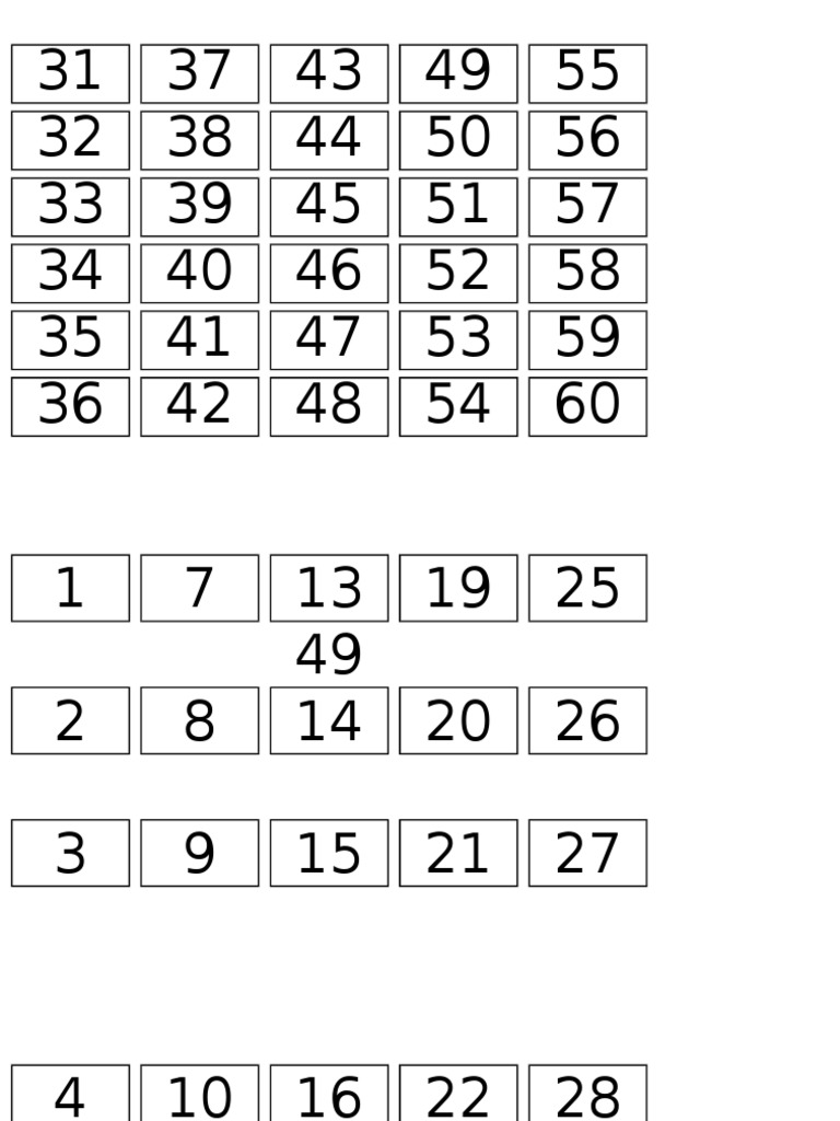 Nomor Kursi Bus | PDF