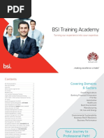 BSI Training Schedule and List | PDF | Educational Technology