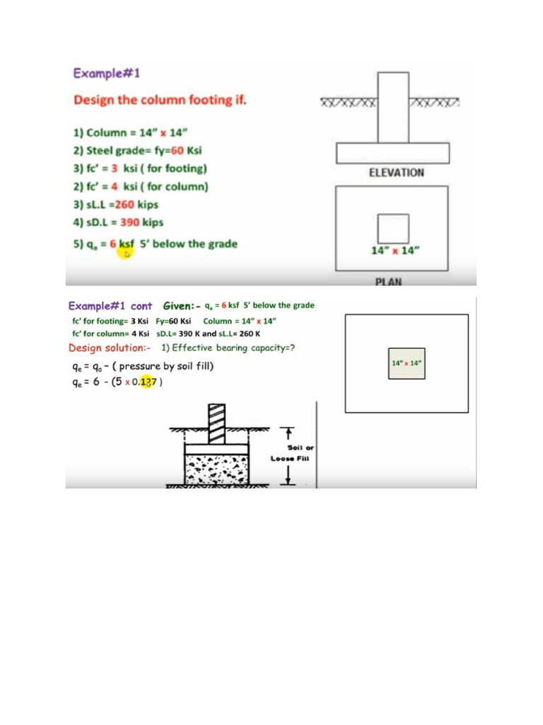 Footing Design | PDF