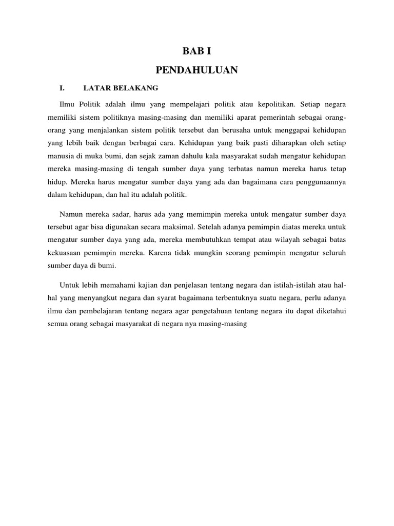 Definisi Negara | PDF