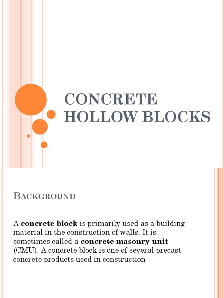 Types and Properties of Hollow Blocks | PDF | Masonry | Brick