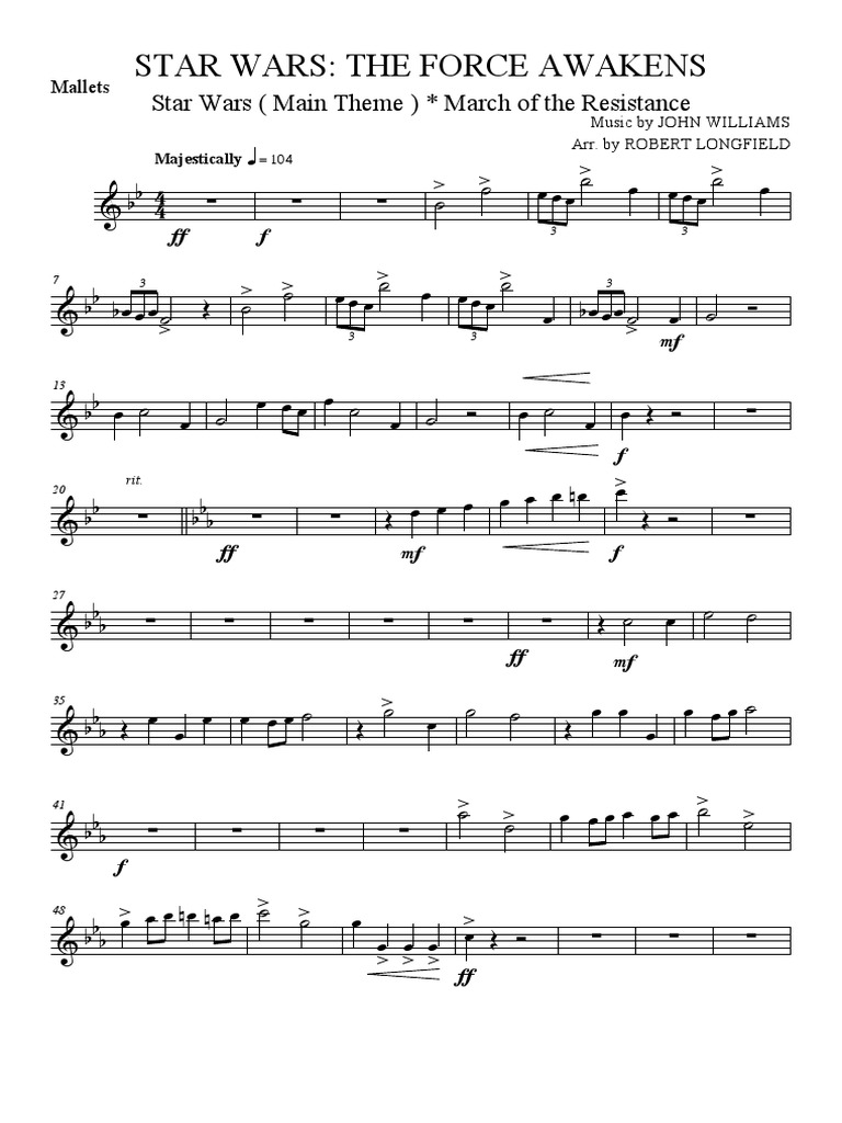 Star Wars The Force Awakens Mallets | PDF