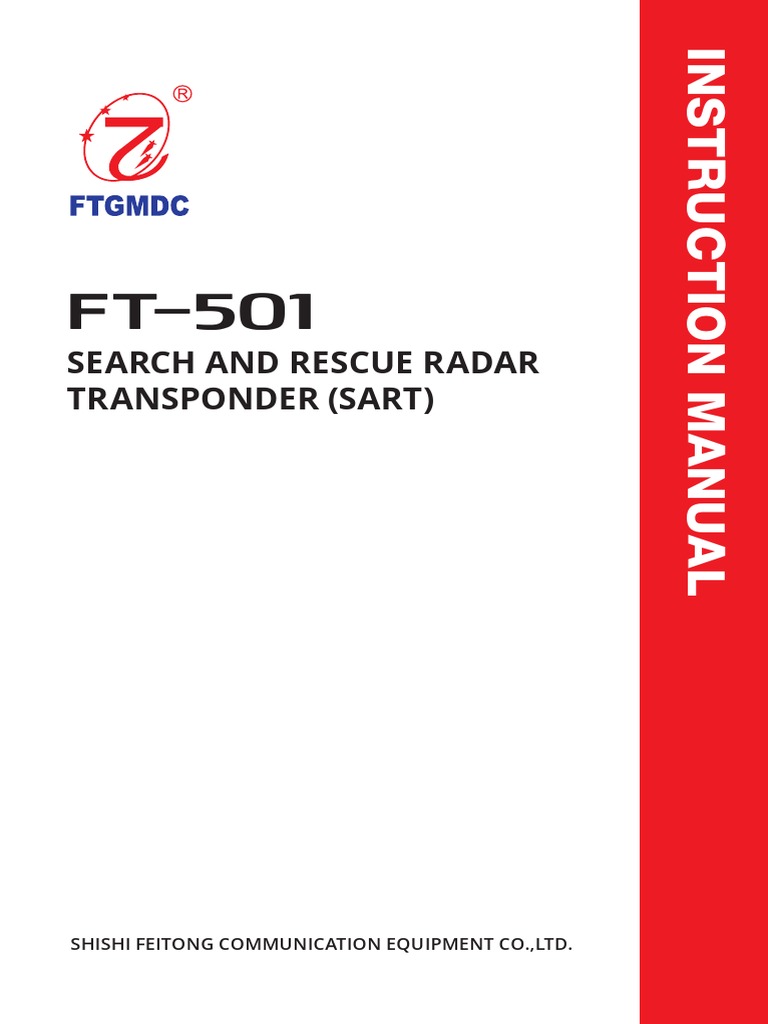 Ft 501英文说明书 | PDF | Radar | Search And Rescue
