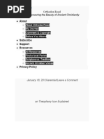 Orthodox Flashcards Front | PDF | Christian Behaviour And Experience ...