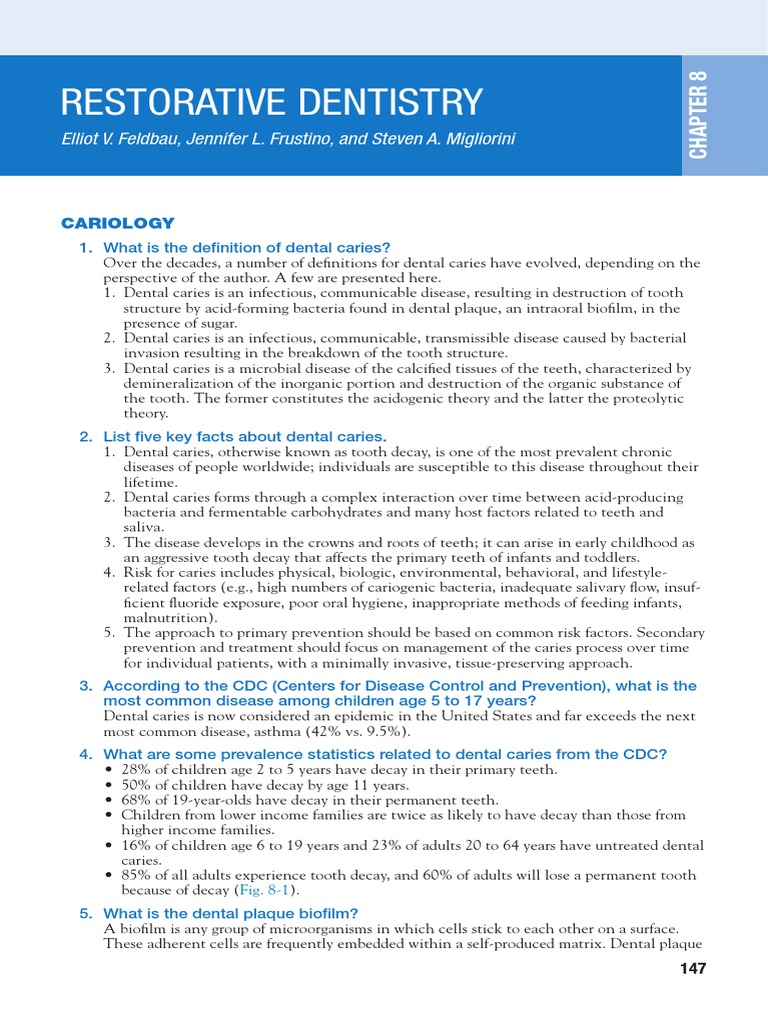 Dental Secrets (Fourth Edition) - Chapter 8 - Restorative Dentistry ...