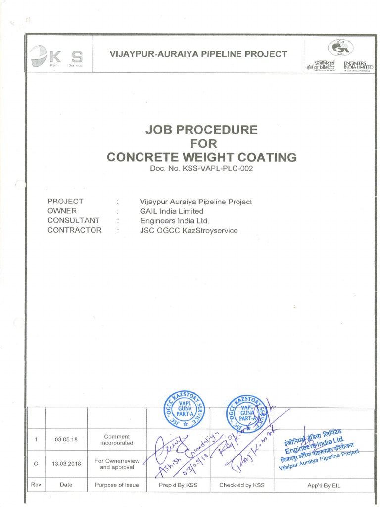 Concrete Weight Coating | PDF