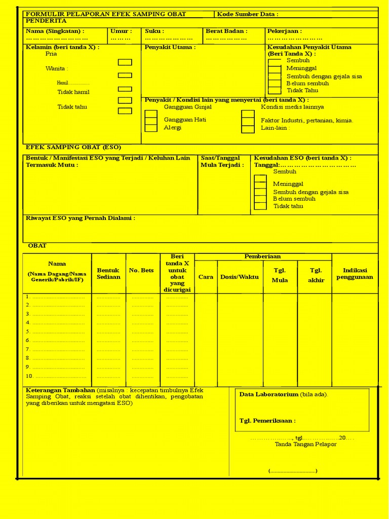 Form Meso - Kuning Juni 2017 | PDF