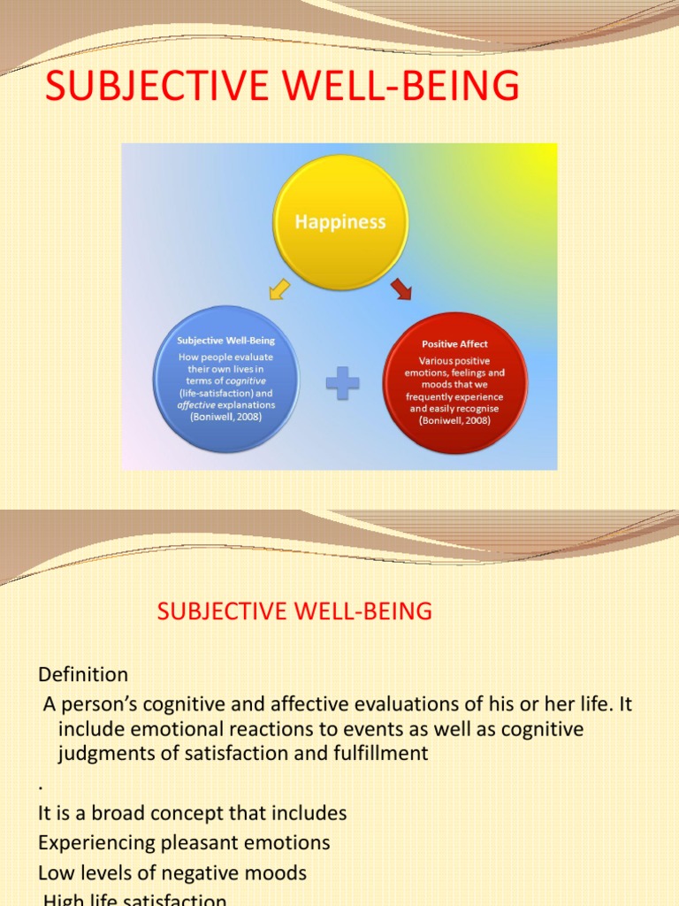 Understanding Subjective Well-Being | PDF | Well Being | Metaphysics