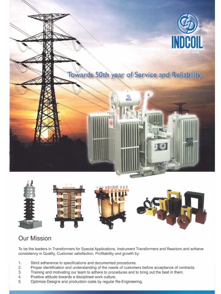 Indcoil Brochure 2013 | PDF