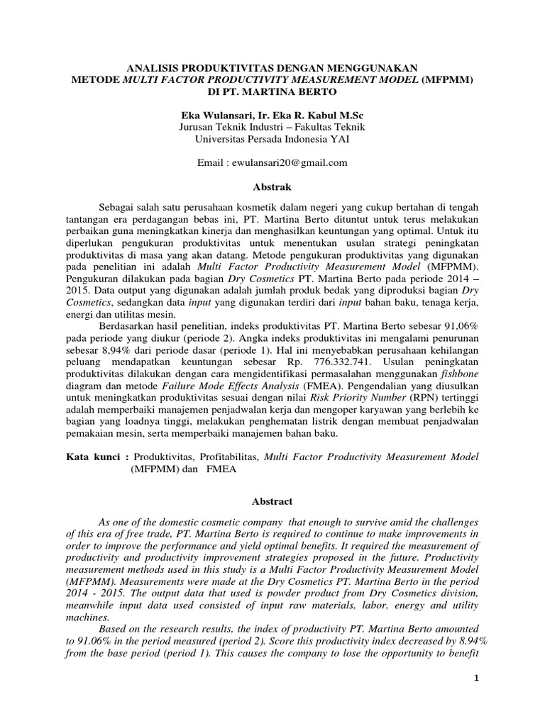 Jurnal Eka Wulansari 080816 | PDF | Karier & Perkembangan | Bisnis