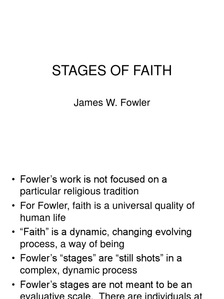 Stages of Faith | PDF | Faith | Narrative