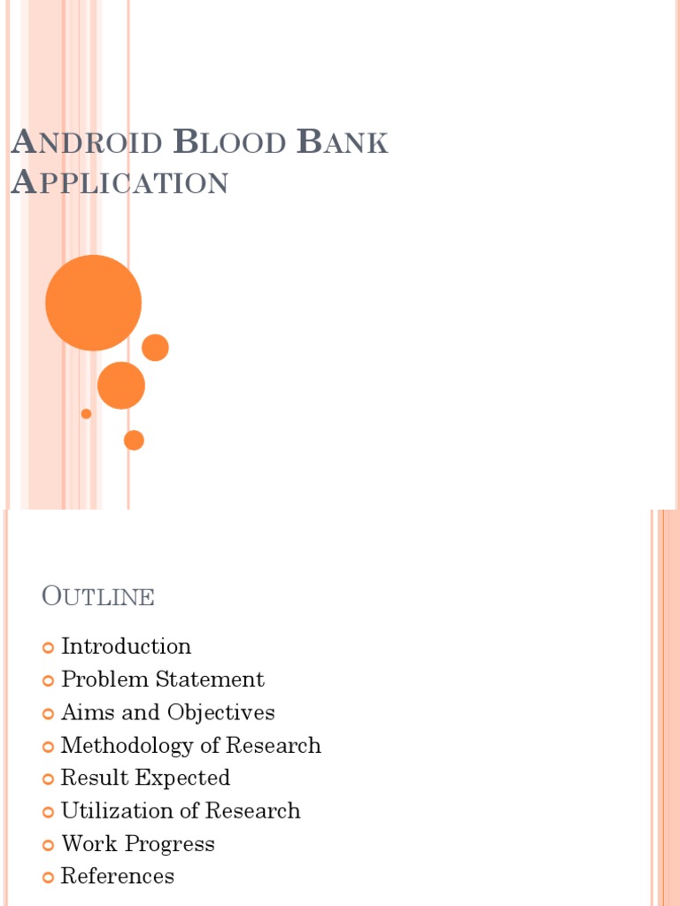 Blood Bank Project PDF Download | PDF | Blood Donation | Android ...
