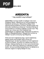 Anekdota Sa Buhay Ni Manuel L. Quezon | PDF