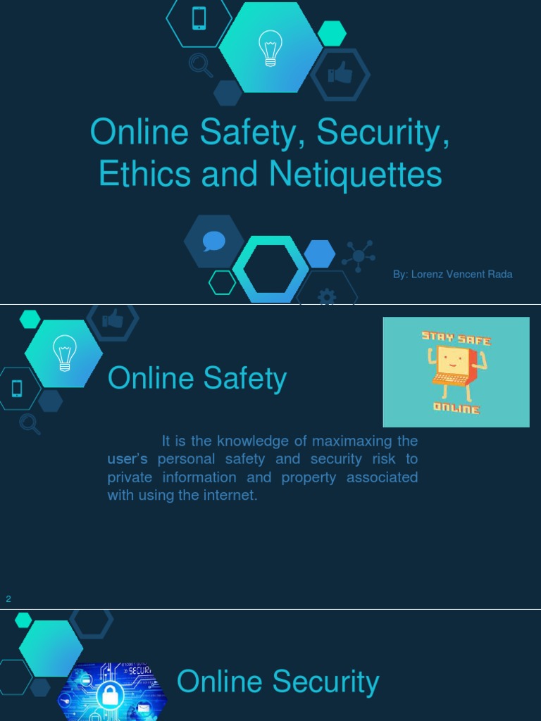 Online Safety Security Ethics and Netiquettes | PDF | Malware | Internet