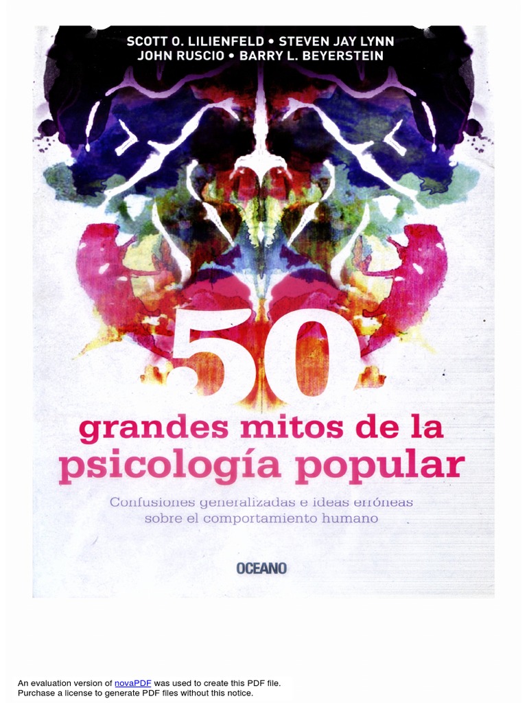 50 Mitos Prefacio e Introduccion | PDF | Intuición | Sicología