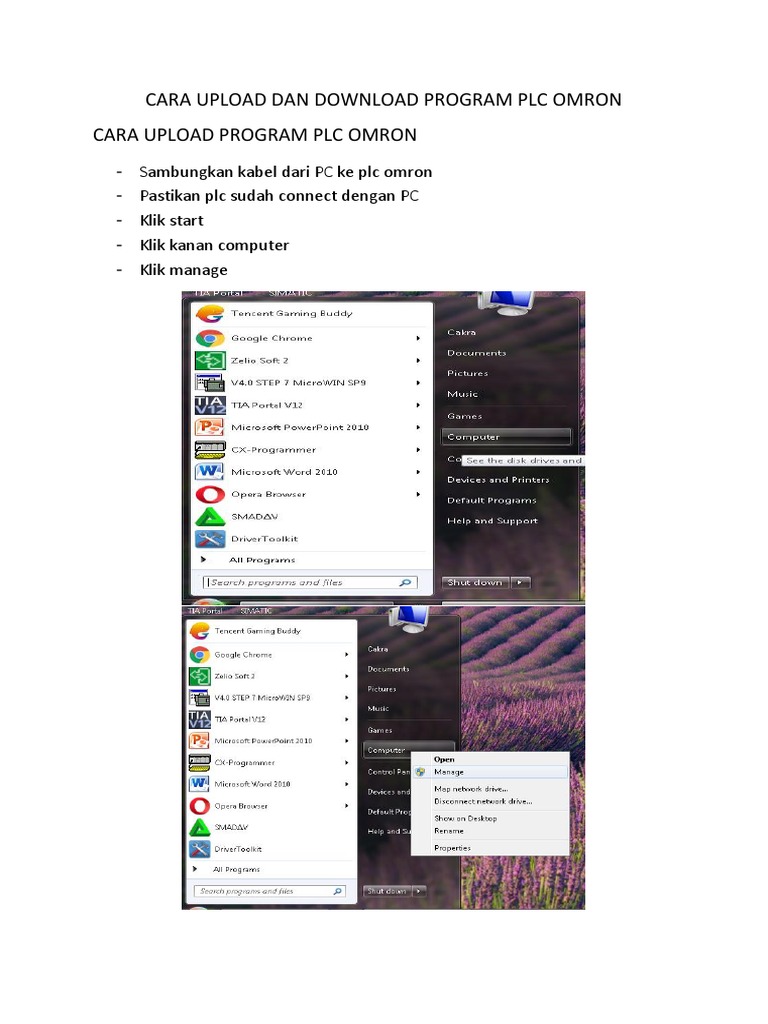 Cara Upload Dan Download Program PLC Omron | PDF