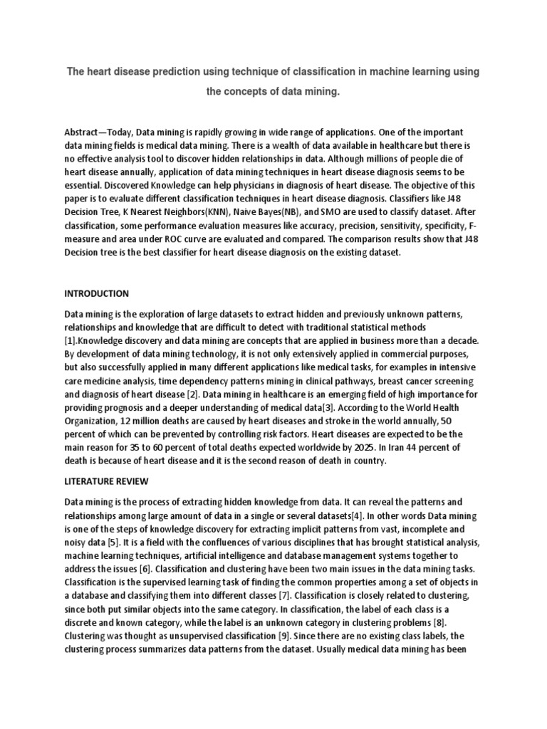 Thesis Task 1 | PDF | Statistical Classification | Data Mining