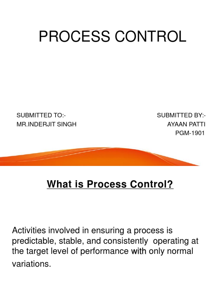Process Control PPT 1901 | PDF | Control Theory | Process Control