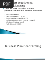 Goat Rearing Project Proposal | PDF | Goat | Agriculture