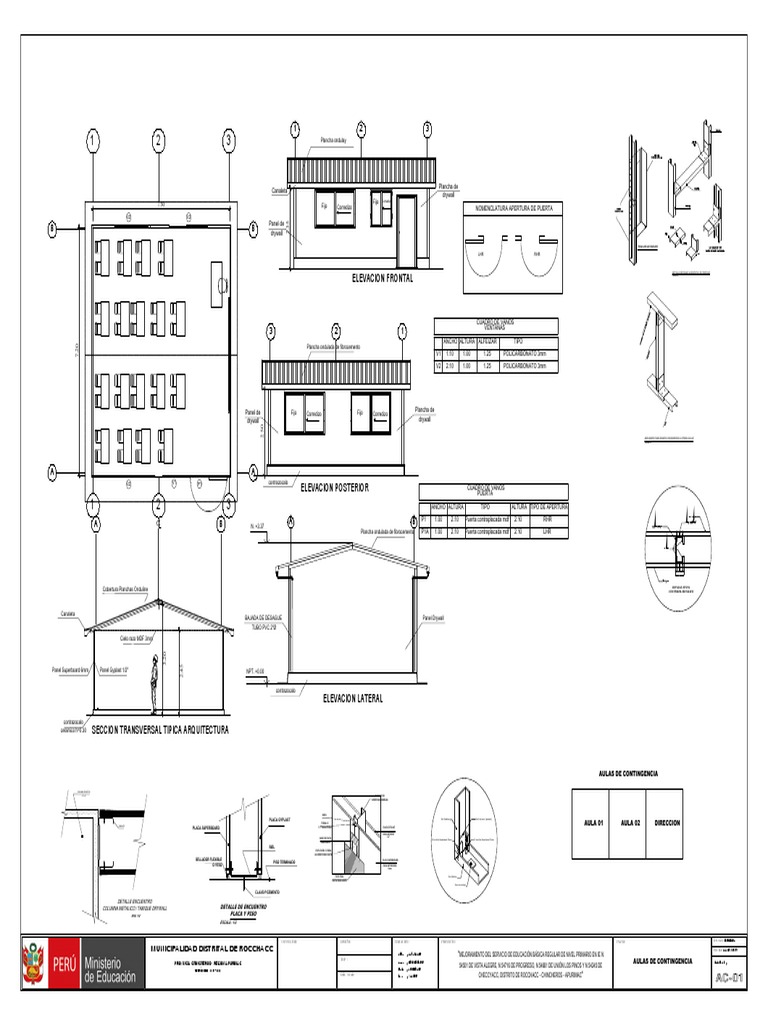 Plano de Plan Contingencia | PDF | Materiales | Materiales de construcción