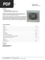 CDRE-400: Technical Parameters | PDF | Duct (Flow) | Capacitor