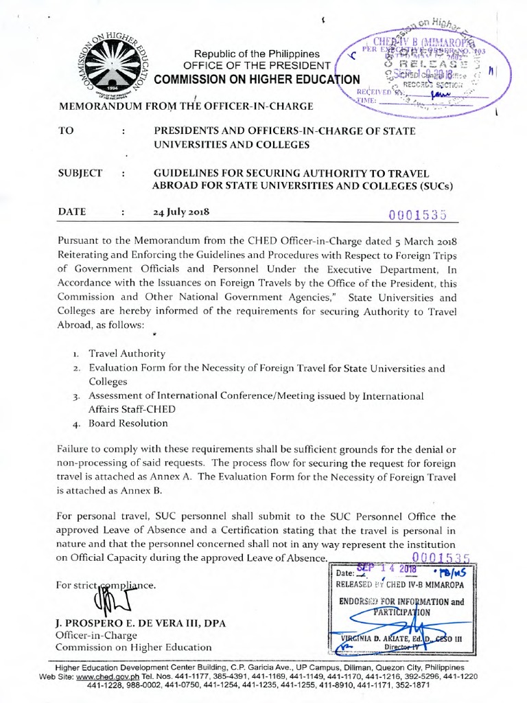 CHED IAS Form 15 | PDF | Government | Social Institutions