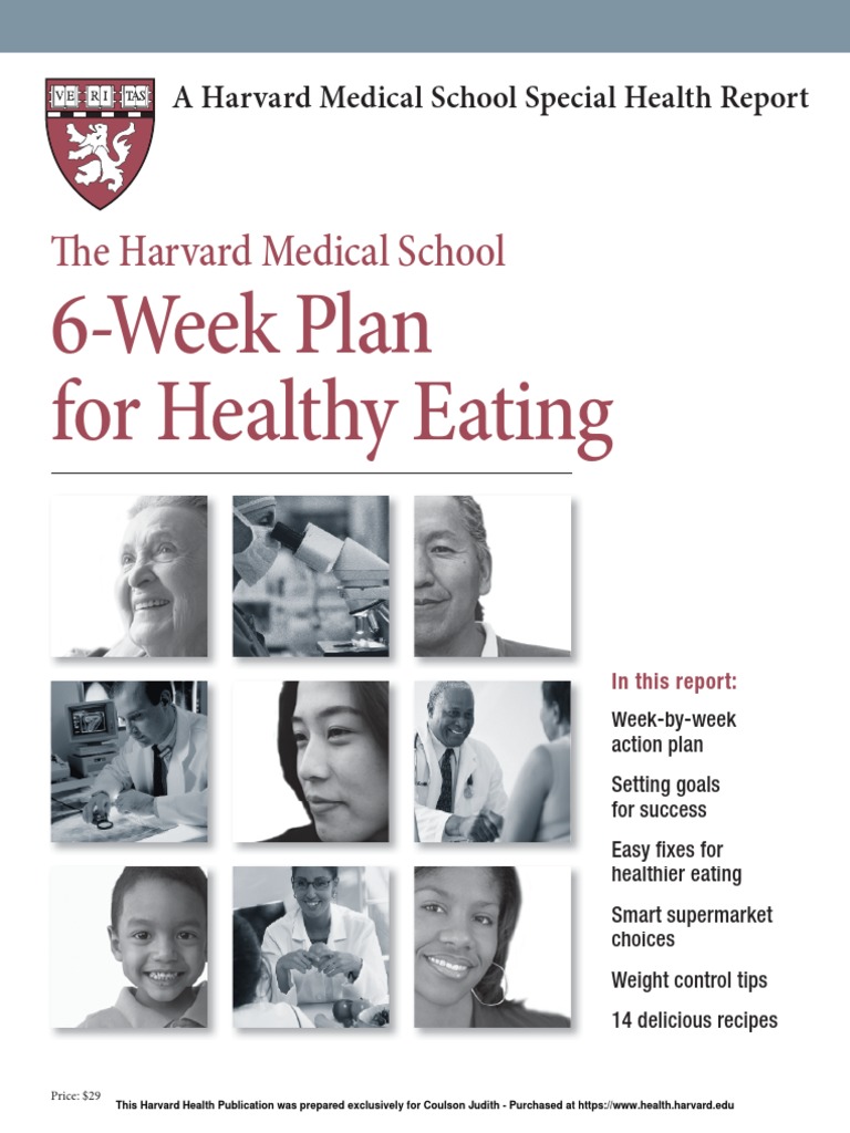 6-Week Plan For Healthy Eating | PDF | Healthy Diet | Foods