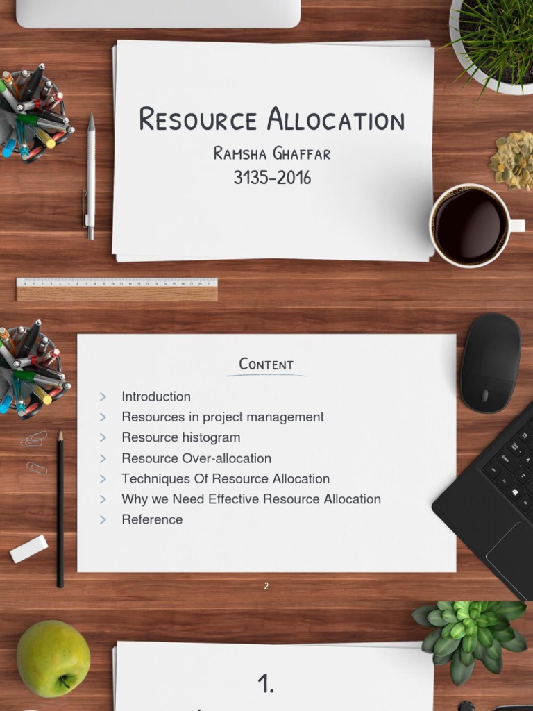 Resource Allocation in Project Management | PDF | Resource | Project ...