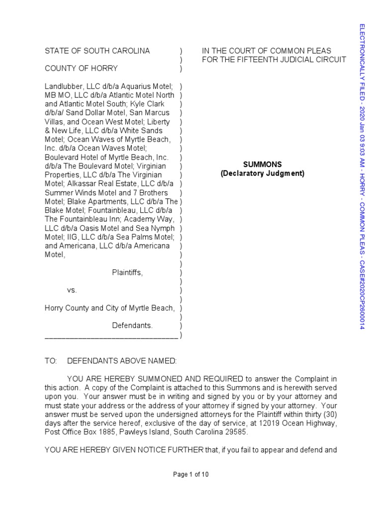 Innkeeper Lawsuit | PDF | Landlord | Leasehold Estate