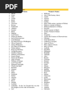 Valyrian Names-WPS Office | PDF | High Fantasy | Fantasy Worlds