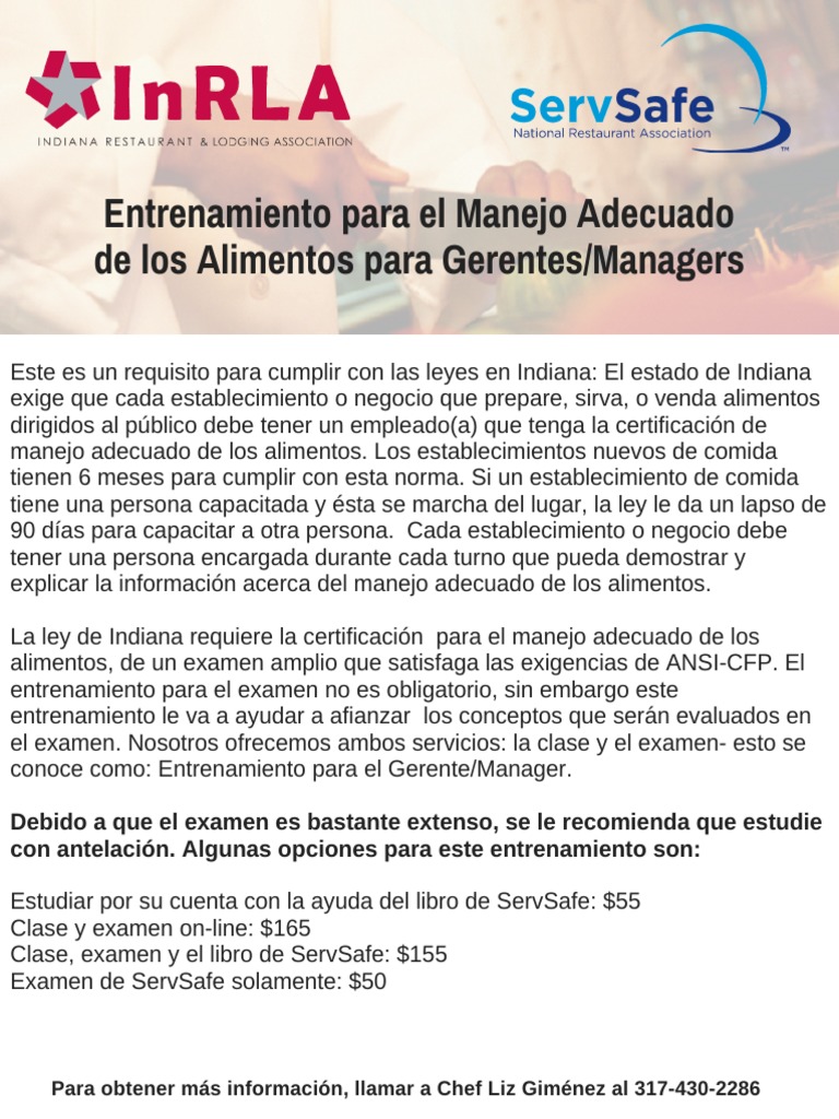 Spanish ServSafe PDF | PDF | Business