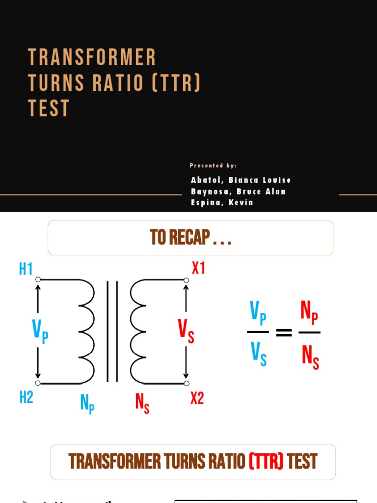 TTR Test PPT | PDF
